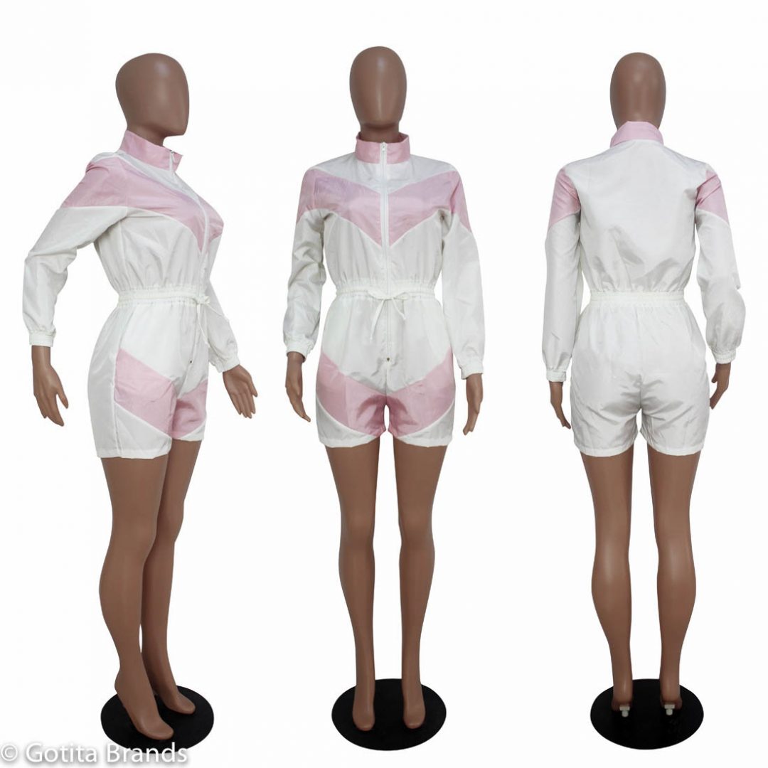 Fashion One Piece Long Sleeves Shorts Set - Cute Summer Outfit - GOTITA ...
