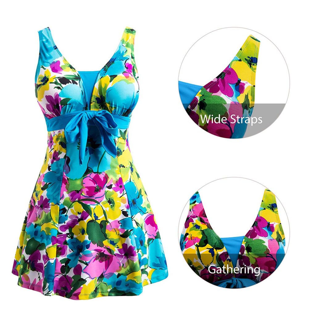 plus size swimdresses for women - soft and stretchy swimsuits