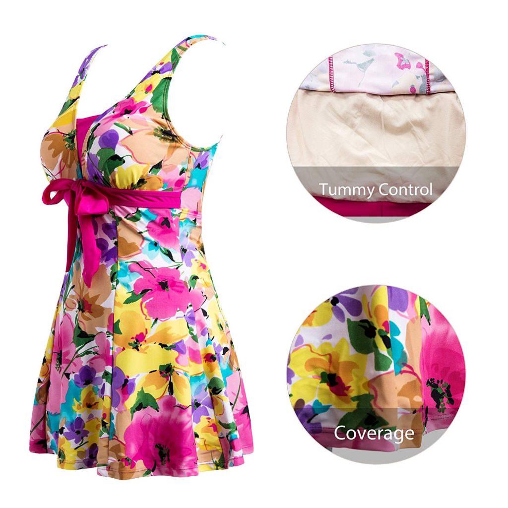 plus size swimdresses for women - soft and stretchy swimsuits
